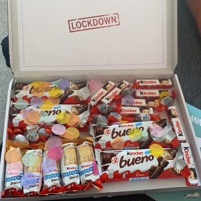 LARGE Kinder Chocolate Hamper Selection Box Kinder Bueno - Etsy