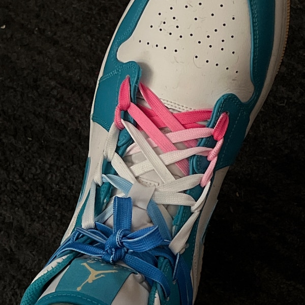 Transgender Pride Shoelaces — Subtle LGBT Pride Accessory Pride Flag ...