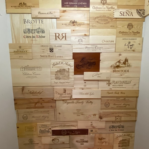 Wood Wine Panels 12 Ct - Etsy