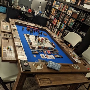 Board Game Table Topper With Added Shelves - Etsy