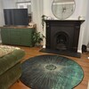 Mid Century Oval Boho Rug, Contemporary Abstract Oval Rug, Unique ...