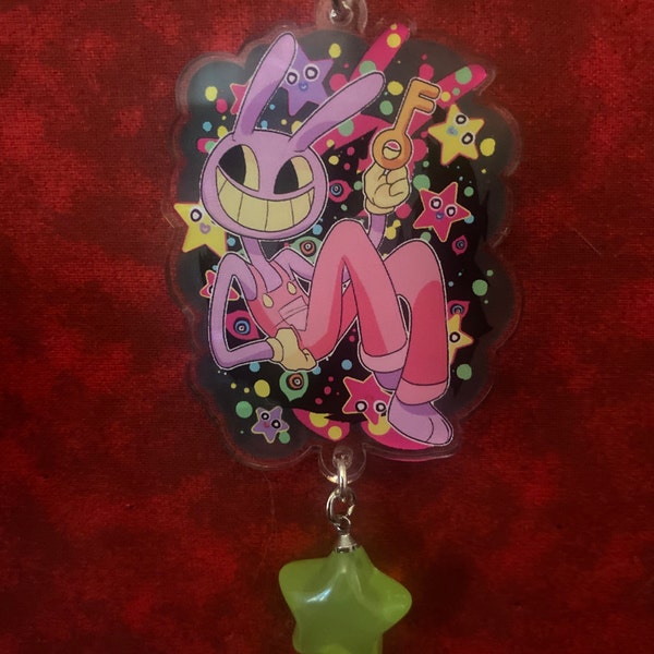 Amazing Digital Circus ADC Fan-made Key Chains Acrylic Charms Keychain ...