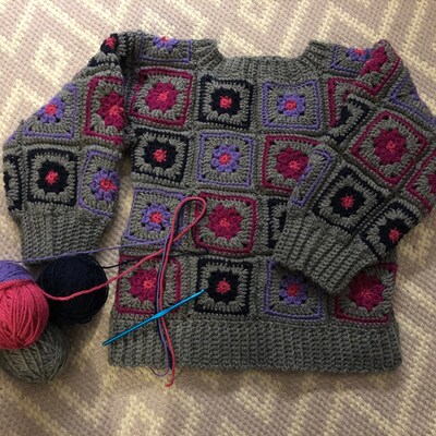 Daisy Sweater PDF CROCHET PATTERN Download - Etsy