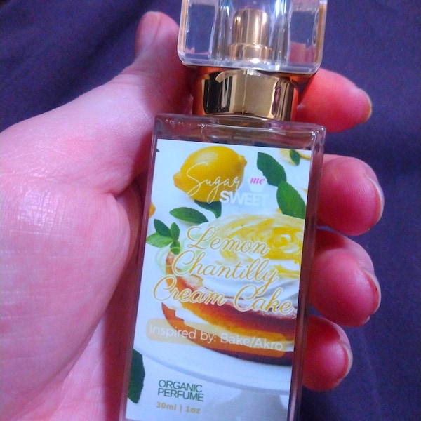 Lemon Chantilly Cream Cake Perfume | Gourmand, Dessert | Organic ...