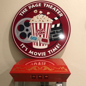 Movie Room Customized Wall Sign, Theater Room Signs, Game Room Signs ...