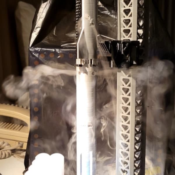 3D Printed Venting Starship Rocket - A Desktop Model of Spacex's ...