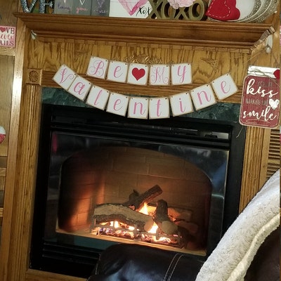 VALENTINES DAY BANNER, Valentines Day Decoration, Be My Valentine ...