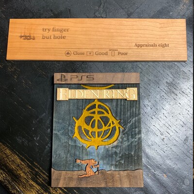 Custom Wooden Elden Ring Message - Etsy