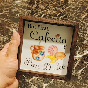 Mexican Coffee and Pan Dulce Mini Wood Sign 5x5 - Etsy