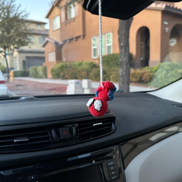 Crochet Spiderman Car Hanger Digital Pattern - Etsy