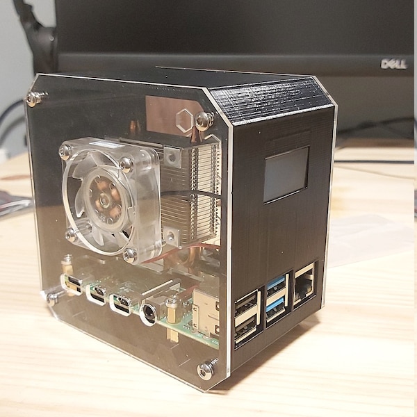 Raspberry Pi 4B Desktop Computer Case - Etsy