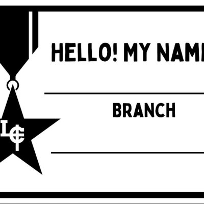 Name Tags Name Badges ID Sticker Name Tag Hello My Name is Party ...