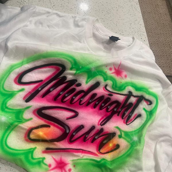 Custom Airbrush Apparel Designs | Name Shirts Personalized With Your ...