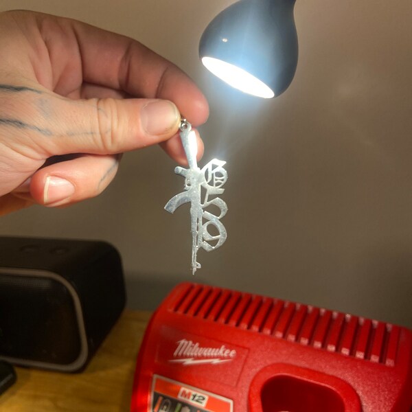 Suicideboys G59 Rifle Necklace! Polished Stainless Steel Pendant ...