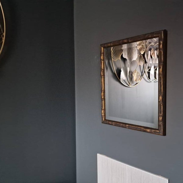 Handcrafted Mirror Michelangelo Blue Gold Contemporary Design - Etsy UK