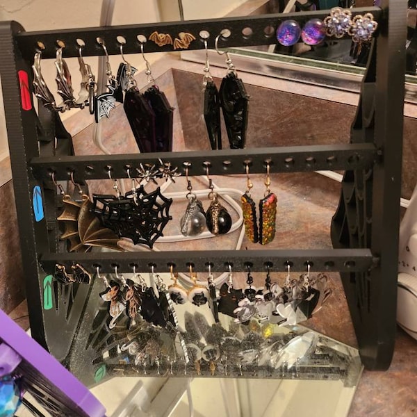 Spiderweb Earring Display Rack Jewelry Standing Spooky Halloween Web - Etsy