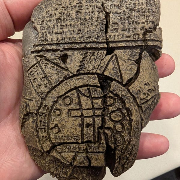 Ancient Babylonian Map of the World Replica - Imago Mundi – Clay ...