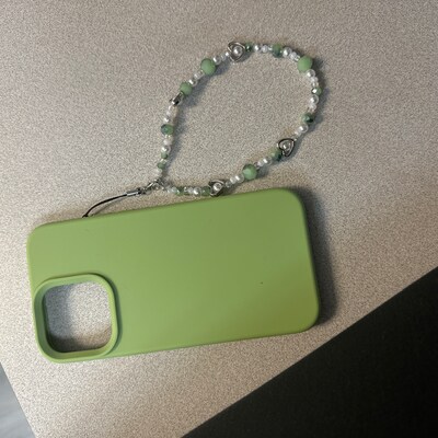 The Green of Hearts Phone Charm Green Phone Charm Phone Accessory Fairy ...