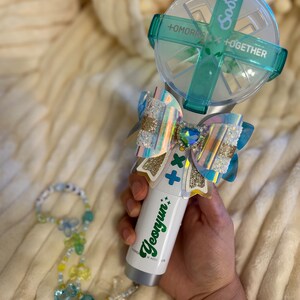 BTS SUGA AGUST D Ribbon Bow Keychain Pendant Light Stick - Etsy