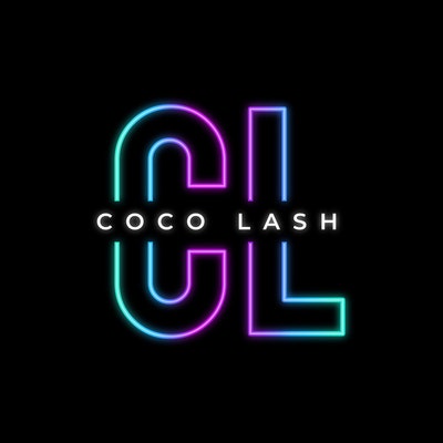 Beautiful Pink Purple Blue Neon Logo, Makeup Artist Logo, Premade Neon ...