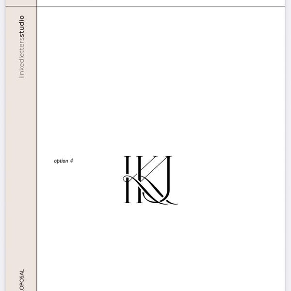 SC | Contemporary Wedding Monogram, Modern Monogram, Wedding Initials ...