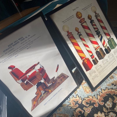 Straight Razor Face Shave Diagram From 1866 the Barbers Manual by A.B ...