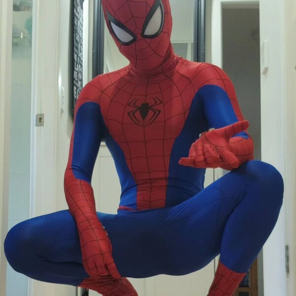 Human Spider Sweater Spiderman Sam Raimi 2002 - Etsy