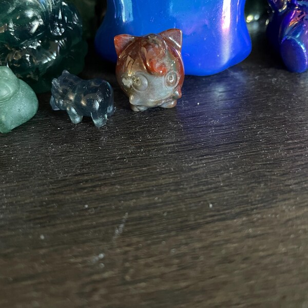 Picasso Jasper Tower, Natural Crystal Carving Point, Cherry Creek ...