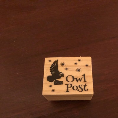 Snail Mail Stamp Owl, Owl Post Stamp, Snail Mail Rubber Stamp, Happy ...
