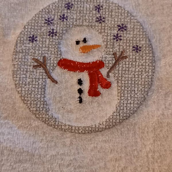 Embossed Snowman Embroidery Design, 13 Sizes, Snowman Machine ...