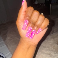 Luxury Custom Nails/free Style/long Nails/ Chrome Nails/trendy Nails ...
