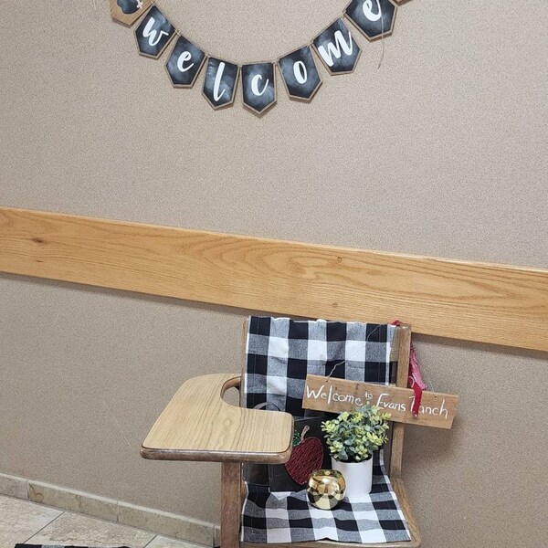 Teacher Classroom Banner, Classroom Welcome Back Banner, Chalkboard ...