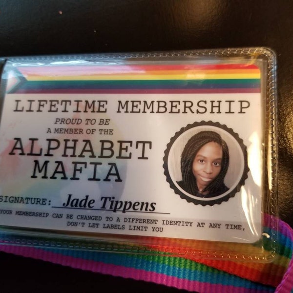Custom LGBTQAI+ and Other Membership Cards - Add You Own Photo ...
