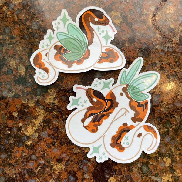 Fable Fairy Snake Waterproof Stickers! - Etsy