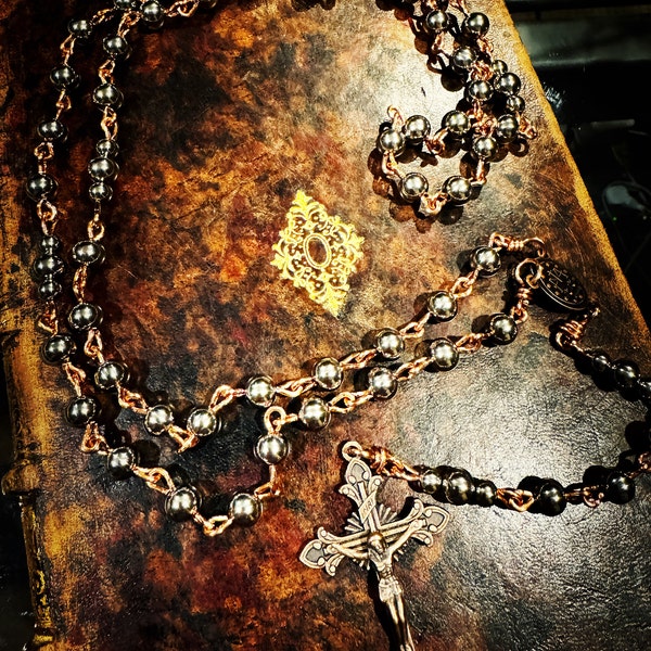 Unbreakable Catholic Rosary, Stainless Steel Beads Rosary, Large Heavy ...