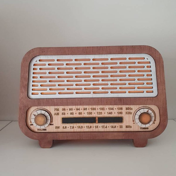 Radio Money Box Laser Cut Files, Laser Cutting Files - Etsy