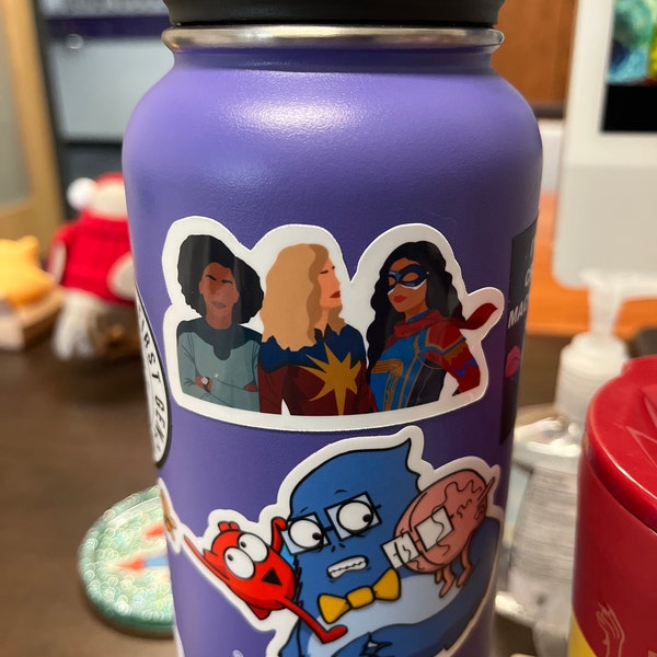 Deadpool and Wolverine Waterproof Sticker, Deadpool, Wolverine, Decal ...