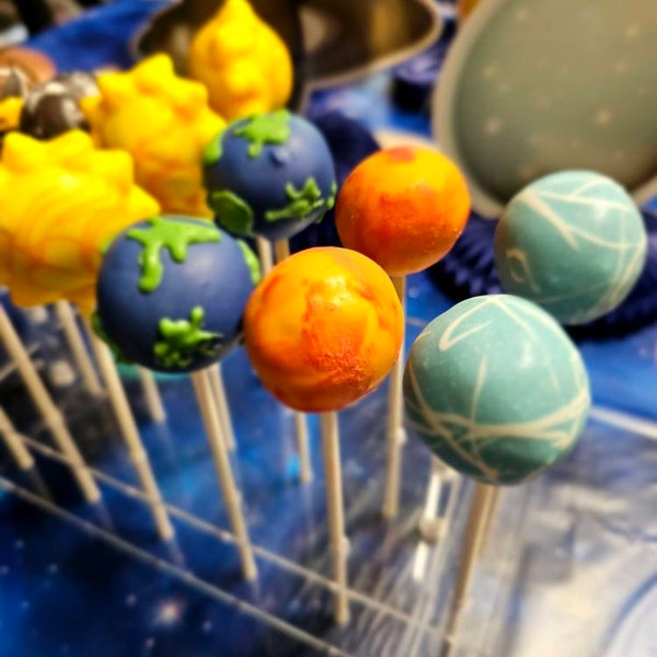 Planets, Solar System Cake Pops - Etsy