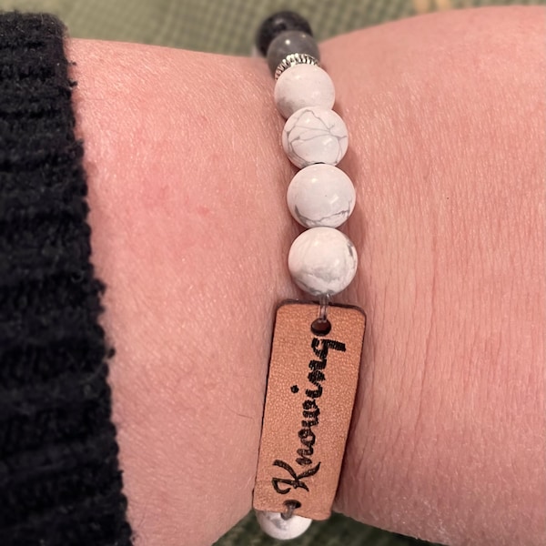 Be Afraid Do It Anyway, Courage, Inspirational Bracelet, Inspirational ...
