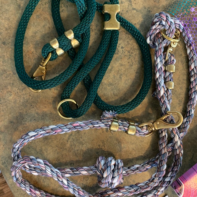 Handcrafted pet leashes made with love and a purpose by HopeRopeCo