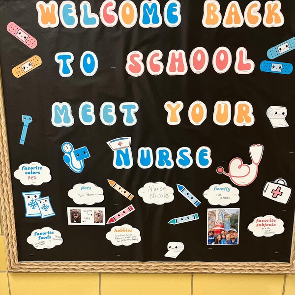 Winter Flu Bulletin Board Kit: School Nurse Office Decor (PDF Printable ...