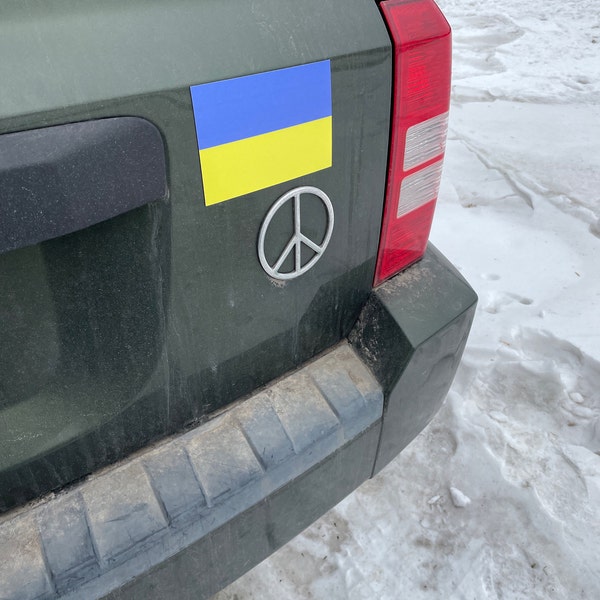 Ukraine Ukranian Flag Car Magnet Decal - 4 X 6 Heavy Duty for Car Truck ...