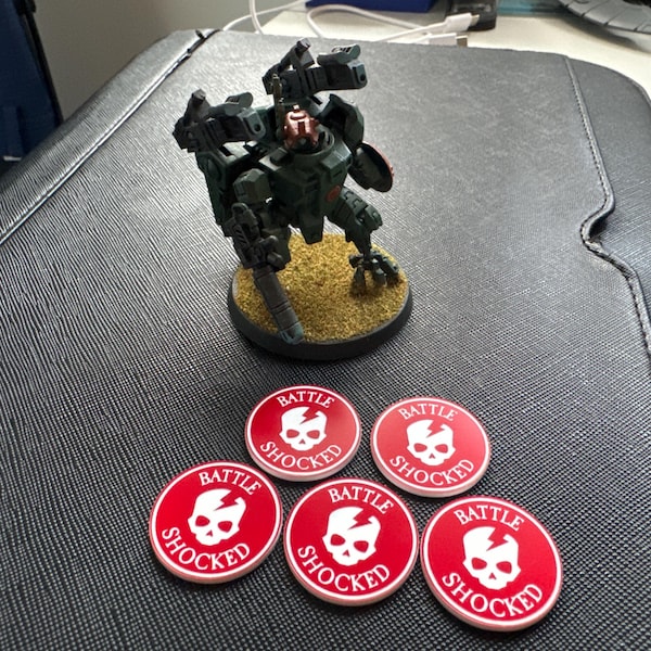 Wargaming Token Set – Sci Fi Tabletop Miniature Game Accessories ...