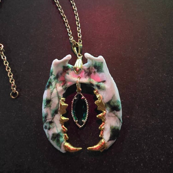 Mink Jawbone Pendant Necklace - Etsy