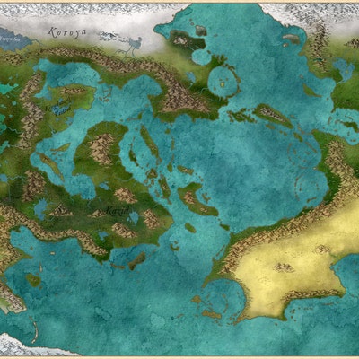 Fantasy City Map Digital Rpg Game Map D&d Dnd Poster Art Print - Etsy