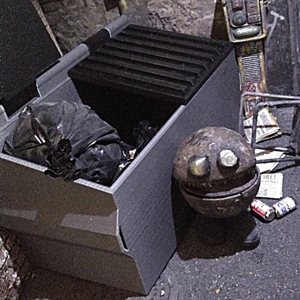 Mini Dumpster Desk Organizer Colorful Miniature Office Storage Trash ...