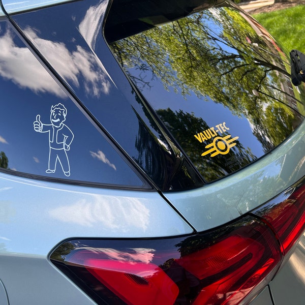 Vault - Tec Logo Inspired Fallout 4 Decal - Etsy