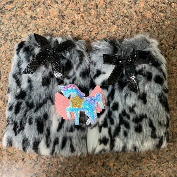 UNICORN HAIR BOW - 6” Jumbo Sparkle Unicorn Hair Bow, Unicorn Horn Hair ...