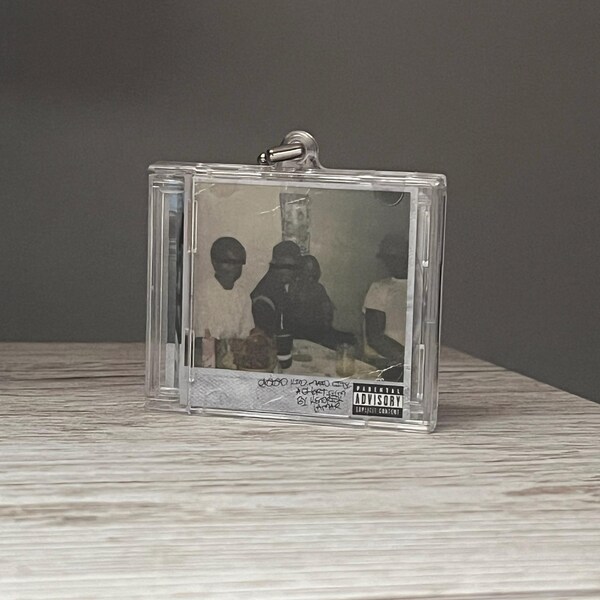 Custom Photo Mini CD Keychain With NFC / Christmas Gift / Custom Gift ...