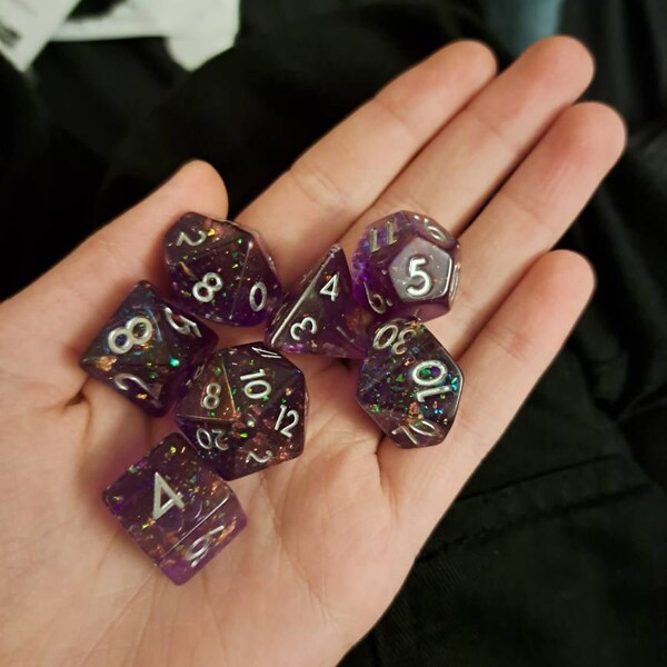 Siren Song Liquid Core Sharp Edge Dungeons & Dragons Dnd Dice Set | Dnd ...
